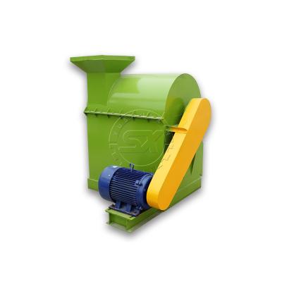 China Cattle manure organic fertilizer crusher manufacturer, animal waste hammer mill for sale