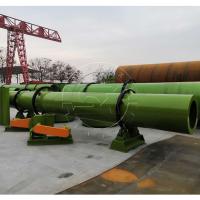 China 1-20 T/H Rotary Dryer For Fertilizers , Air Heating Chicken Manure Drying Machine for sale