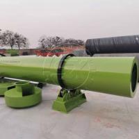 China NPK Fertilizer Chicken Manure Dryer , 1-20 T/H Rotary Drum Dryer for sale