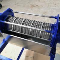 China Cattle Manure Squeezing Biogas Sludge Dewatering Screw Press Machine for sale