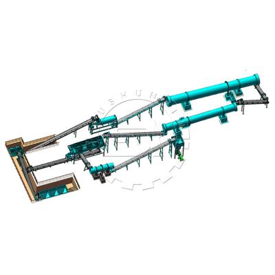 China Fertilizer production line with double roller fertilizer granulator for sale