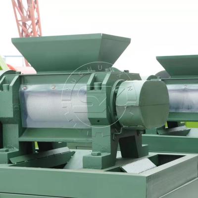 China agriculture fully automatic npk fertilizer double roller extrusion granulator machine equipment for sale for sale
