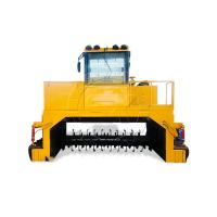 China Crawler type bio organic waste compost making machine/fertilizer compost turner for sale