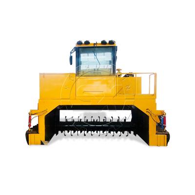 China Crawler type bio organic waste compost making machine/fertilizer compost turner for sale