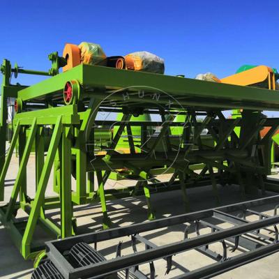 China Fermentation tank composting method for large capacity 30 tons per day compost turner for sale