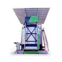 China Fertilizer compost turner machine fermentation tank compost fertilizer production line for sale for sale