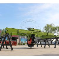 China Hydraulic wheel type compost turner machine be used for fermenting organic materials for sale