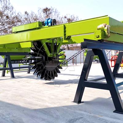 China China factory price animal manure compost fertilizer plant for sale/wheel type compost turning machine for sale