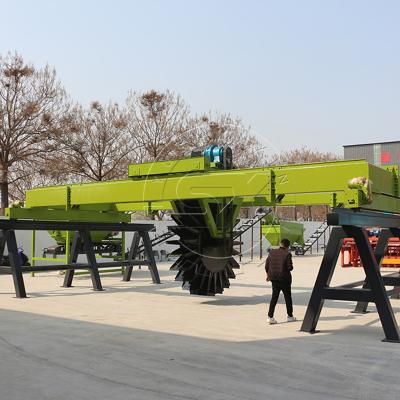 China Compost making fermentation equipment wheel type compost turner for sale for sale