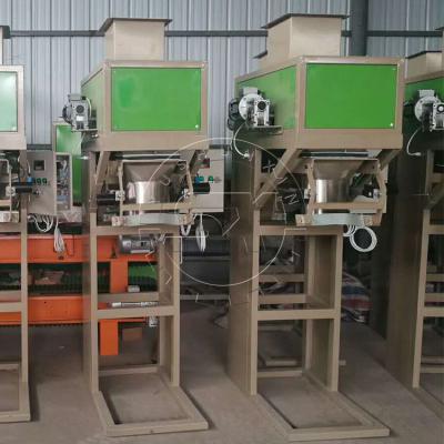 China Zhengzhou shunxin Cow manure organic fertilizer granule packing machine price for sale