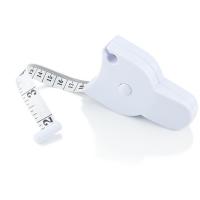 China Double Sided White Retractable Body Tape Measure With Custom Logo for sale