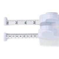 China Double Sided White Retractable Body Tape Measure With Custom Logo for sale