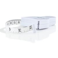 China Double Sided White Retractable Body Tape Measure With Custom Logo for sale