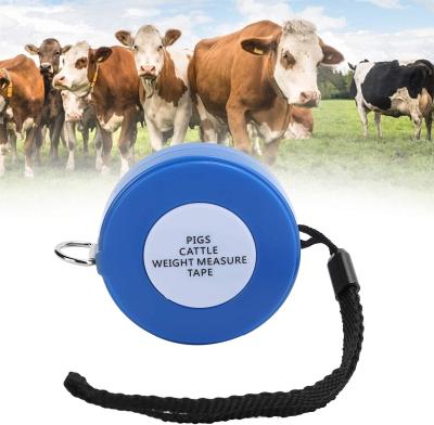China Blue Case Cattle Weight Measuring Tape 2.5m x 14mm for Farm Use for sale