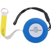 China Blue Case Cattle Weight Measuring Tape 2.5m x 14mm for Farm Use for sale