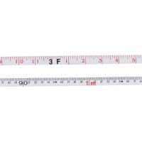 China Blue Open Reel Fiberglass Surveyors Tape Measure 400FT 121M Durable Waterproof for sale