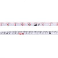 China Blue Open Reel Fiberglass Surveyors Tape Measure 400FT 121M Durable Waterproof for sale