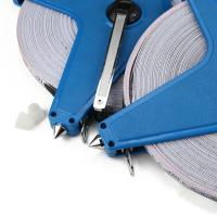 China Blue Open Reel Fiberglass Surveyors Tape Measure 400FT 121M Durable Waterproof for sale