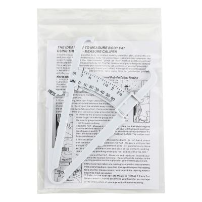 China Wintape Skinfold Body Fat Caliper ABS 16.5cm White for Fitness Testing for sale