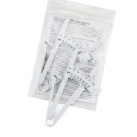 China Wintape Skinfold Body Fat Caliper ABS 16.5cm White for Fitness Testing for sale