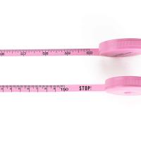 China 60 Inch Pink Personalised Sewing Tape Measure Cute Soft Flexible for sale