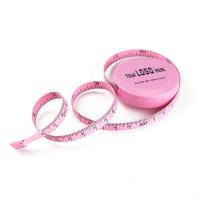 China 60 Inch Pink Personalised Sewing Tape Measure Cute Soft Flexible for sale