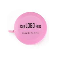 China 60 Inch Pink Personalised Sewing Tape Measure Cute Soft Flexible for sale