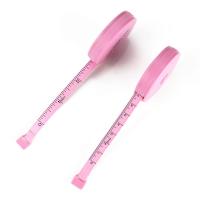 China 60 Inch Pink Personalised Sewing Tape Measure Cute Soft Flexible for sale