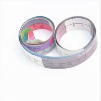 China Custom CMYK Synthetic Paper Measuring Tape 150cm Waterproof Disposable Bra Fitter Ruler for sale