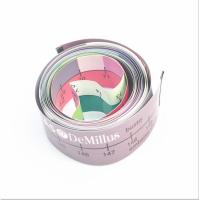 China Custom CMYK Synthetic Paper Measuring Tape 150cm Waterproof Disposable Bra Fitter Ruler for sale