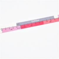 China Custom CMYK Synthetic Paper Measuring Tape 150cm Waterproof Disposable Bra Fitter Ruler for sale
