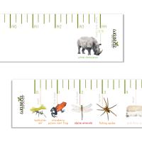 China Custom Nylon Cloth Tape Measure 370cm x 5cm Full Color Printing Soft Flexible Body Measuring Band for sale