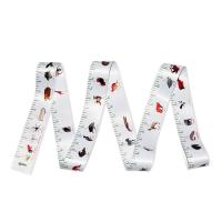 China Custom Nylon Cloth Tape Measure 370cm x 5cm Full Color Printing Soft Flexible Body Measuring Band for sale