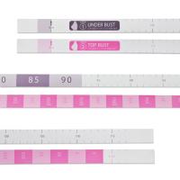 China PU Material Bra Size Tape Measure Multi Color 60 Inch X 2cm Size for sale