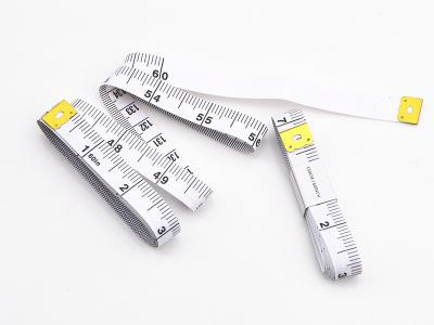 China 1.5m Soft Vinyl Coated Fiberglass Tailor Measuring Tape 150cm 60inch Dual Sided Metric Imperial for sale