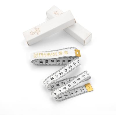 China PVC White Metric Measurement Tape 152cm Flexible Body Tape Measure for Sewing Tailor for sale