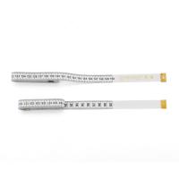 China PVC White Metric Measurement Tape 152cm Flexible Body Tape Measure for Sewing Tailor for sale