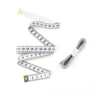 China PVC White Metric Measurement Tape 152cm Flexible Body Tape Measure for Sewing Tailor for sale
