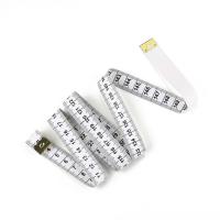 China PVC White Metric Measurement Tape 152cm Flexible Body Tape Measure for Sewing Tailor for sale