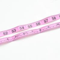 China Wintape 60 Inch Pink Fiberglass Measuring Tape Metric and Imperial Sewing Ruler for sale