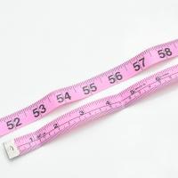 China Wintape 60 Inch Pink Fiberglass Measuring Tape Metric and Imperial Sewing Ruler for sale