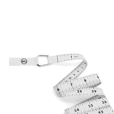 China 60 Inch PVC Fiberglass Tape Measure Sewing with Metal Clip 150cm for sale