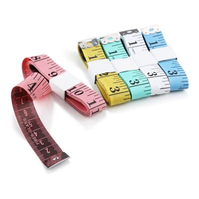 China Flexible Plastic Tape Measure 60 Inch 150 cm for Tailors Sewing Body Measuring Tool for sale