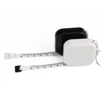 China Wintape Name Personalized Handcraft Meter Square Shape Smooth Pull And Retract Mechanism Measures Tape With Keychain for sale