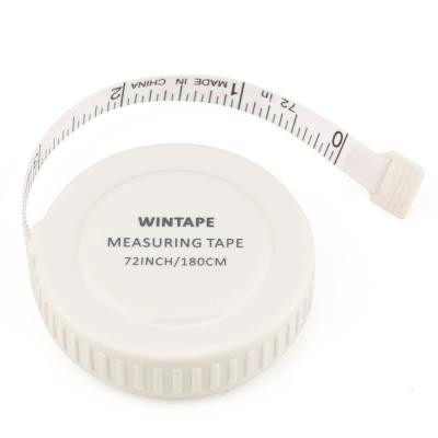 China Wintape Retractable Measuring Tape 79 Inch 2 Meter Soft Fiberglass Body Measuring Tape with Auto Lock for sale