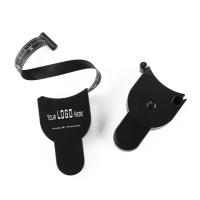 China 60 Inch Black Retractable Body Tape Measure 150cm for Fitness Weight Loss Tracking for sale
