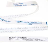 China Wintape PVC Fiberglass Horse Weight Measuring Tape 2.5M Metric Centimeter Kilogram Equine Measure for sale