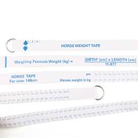 China Wintape PVC Fiberglass Horse Weight Measuring Tape 2.5M Metric Centimeter Kilogram Equine Measure for sale