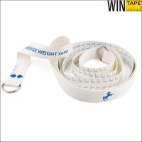 China Wintape PVC Fiberglass Horse Weight Measuring Tape 2.5M Metric Centimeter Kilogram Equine Measure for sale