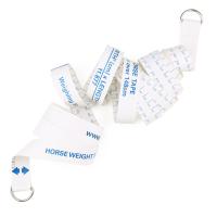 China Wintape PVC Fiberglass Horse Weight Measuring Tape 2.5M Metric Centimeter Kilogram Equine Measure for sale